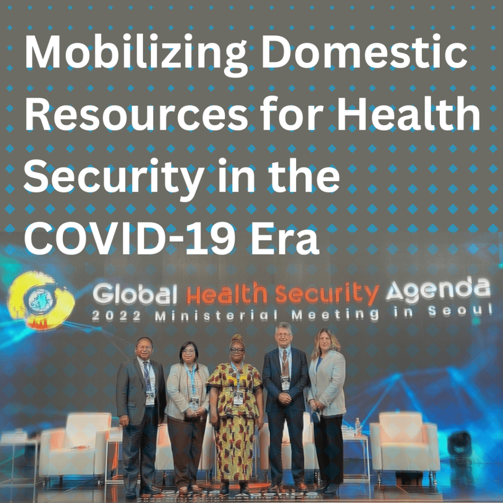 Sustainable Financing for Preparedness - Global Health Security Agenda