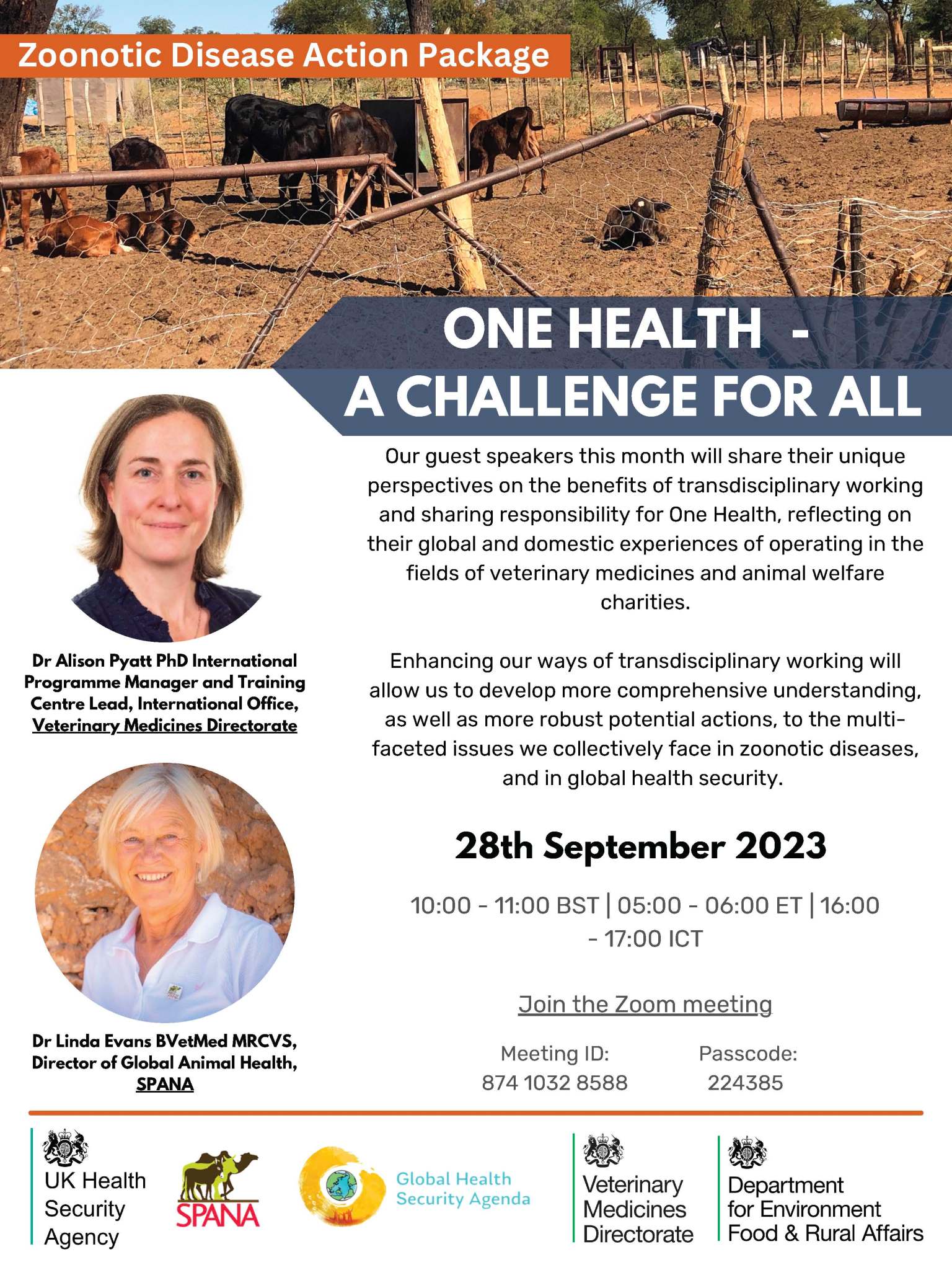 One Health - A Challenge for All - Global Health Security Agenda