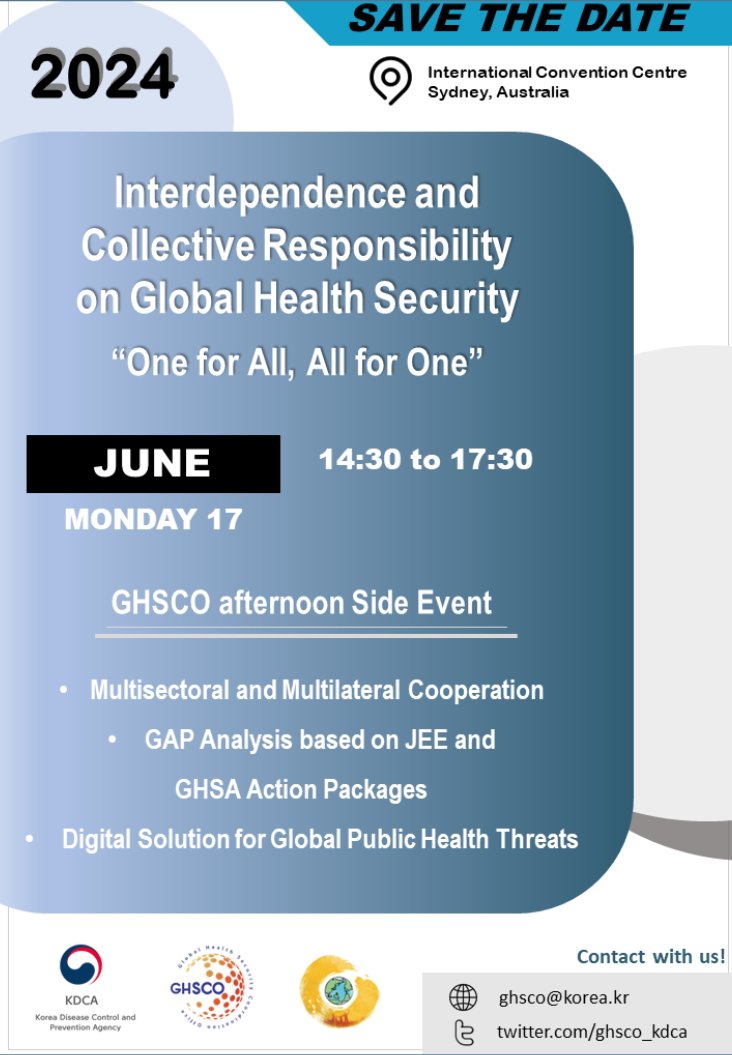 Upcoming Events – Global Health Security Agenda